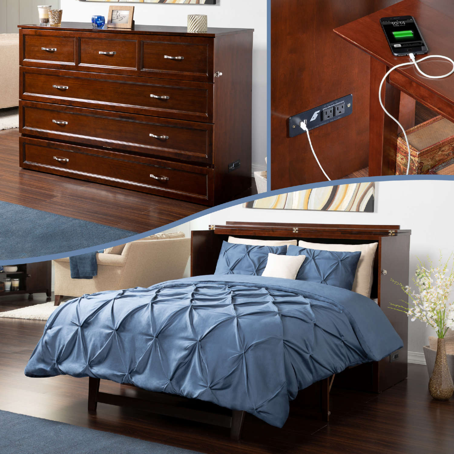 Deerfield murphy bed chest store